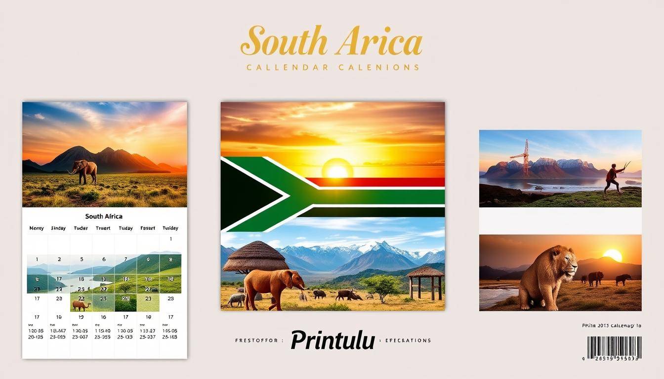 Personalised Calendars for South Africa Memories